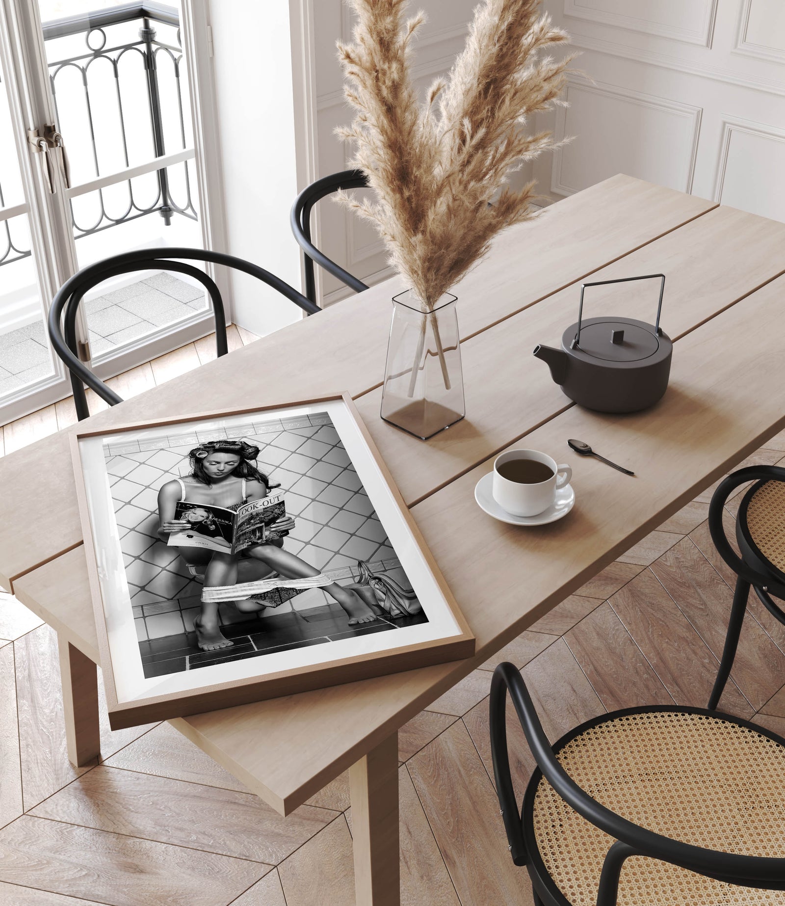 Catching up on reading Poster - Poster Mansion