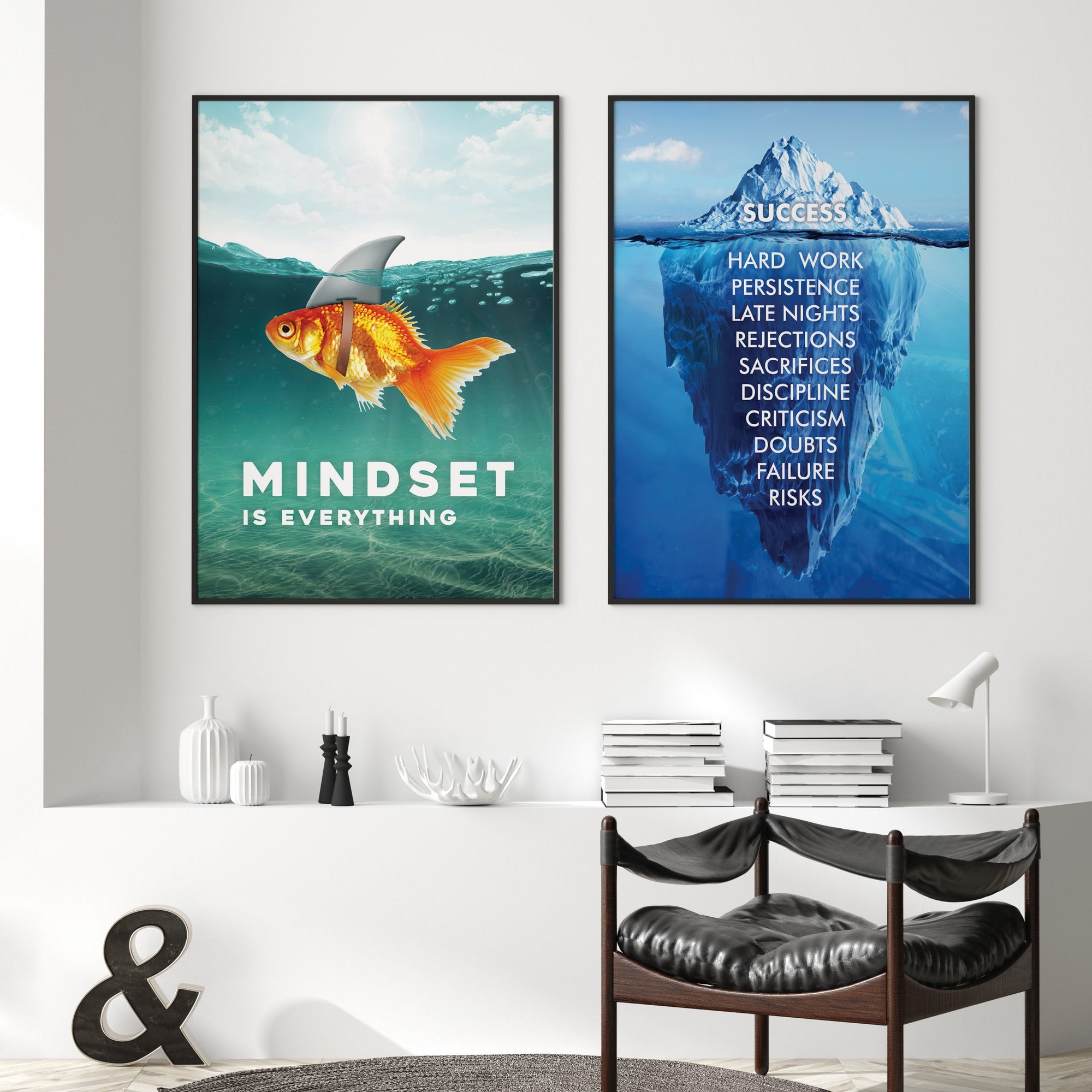 Mindset Is Everything Poster-Poster Mansion